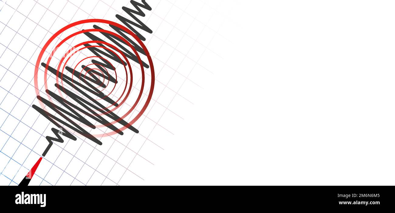Earthquake background. seismogram for seismic measurement Stock Vector ...