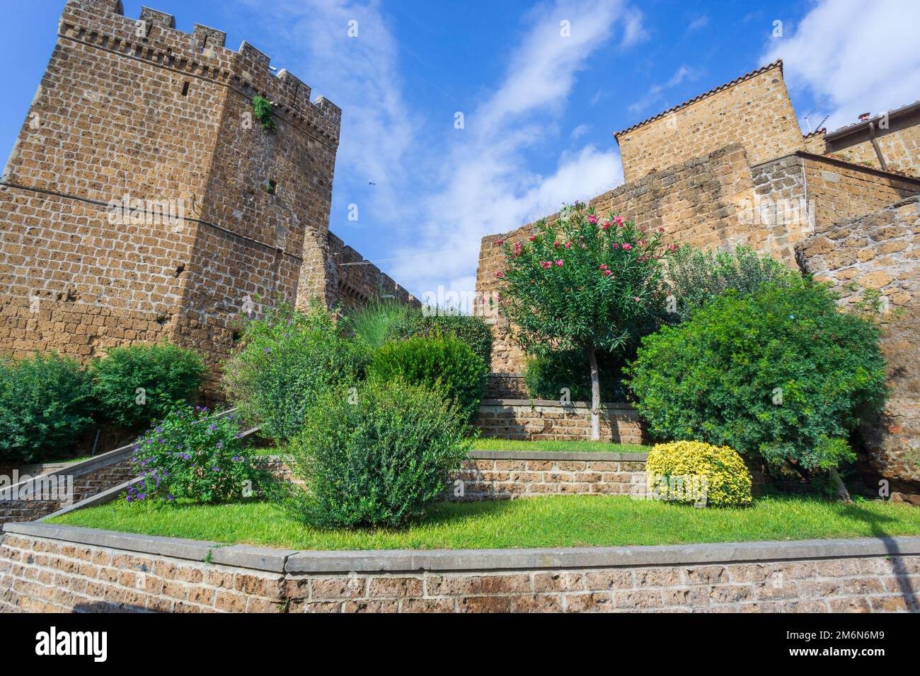 Medieval fortifications of Cerveteri, Italy Stock Photo - Alamy