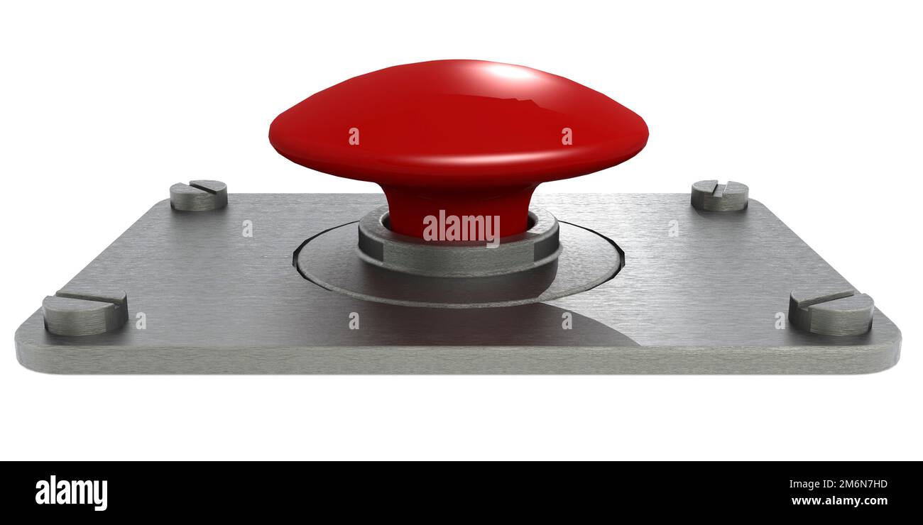 Big red emergency stop button hi-res stock photography and images - Alamy