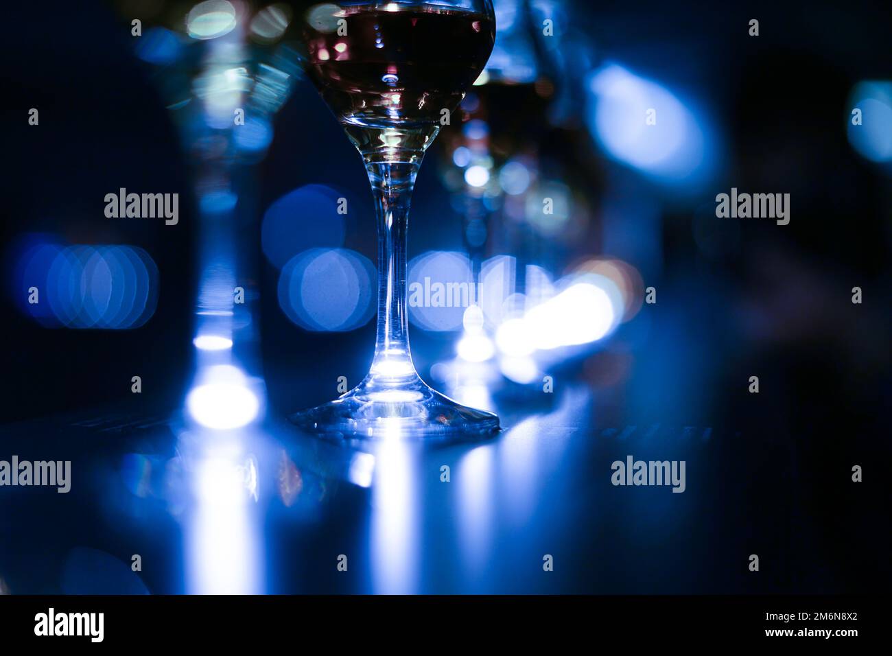 Stylish wine glass Stock Photo - Alamy