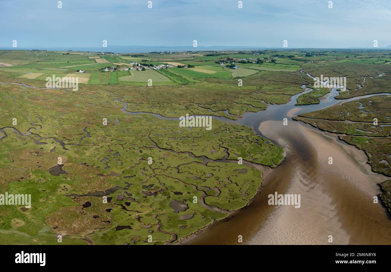 A view of the creeks and pools and rivers of the Carrowmore Lacken ...