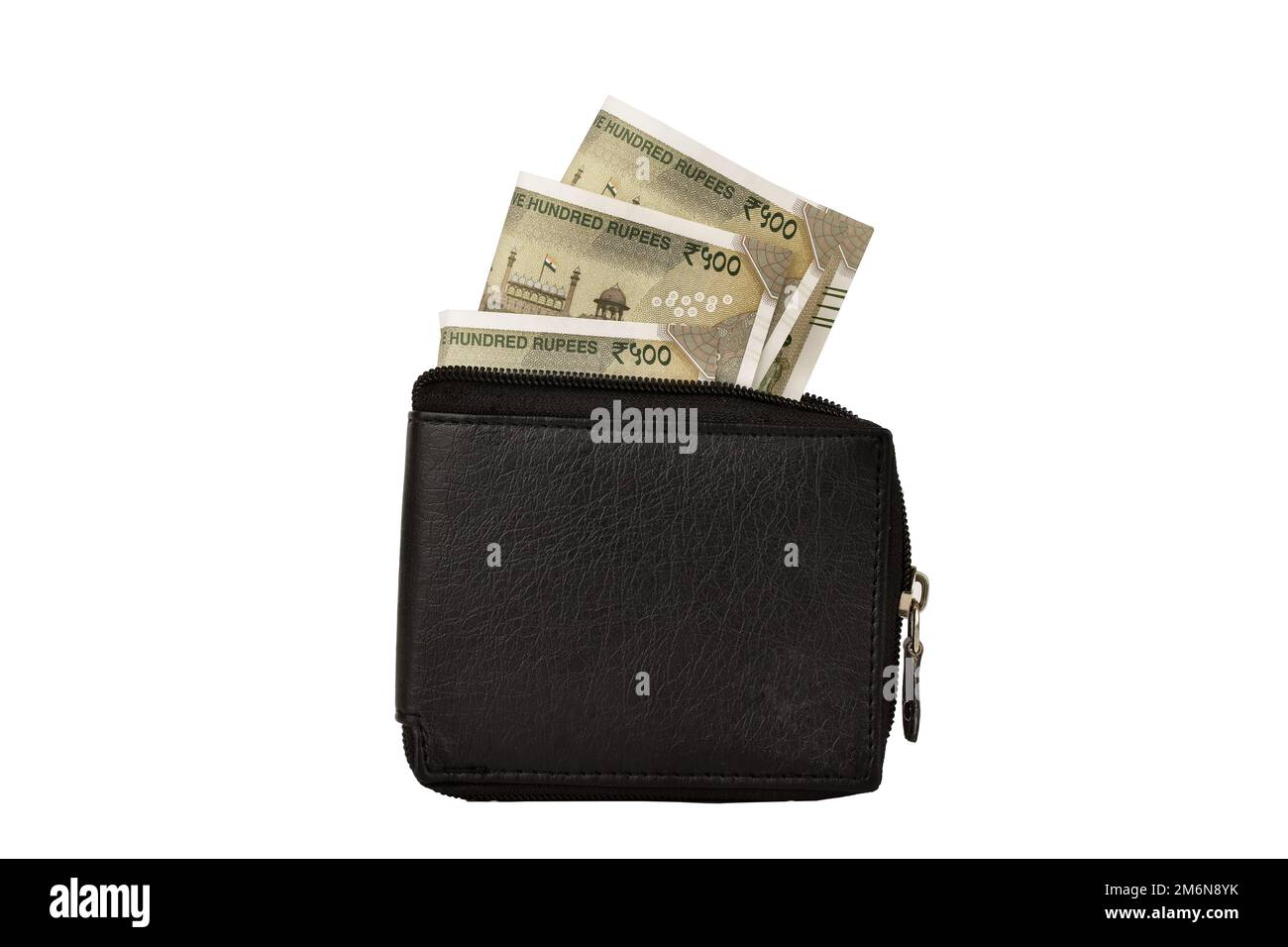 Indian rupees in wallet Cut Out Stock Images & Pictures - Alamy