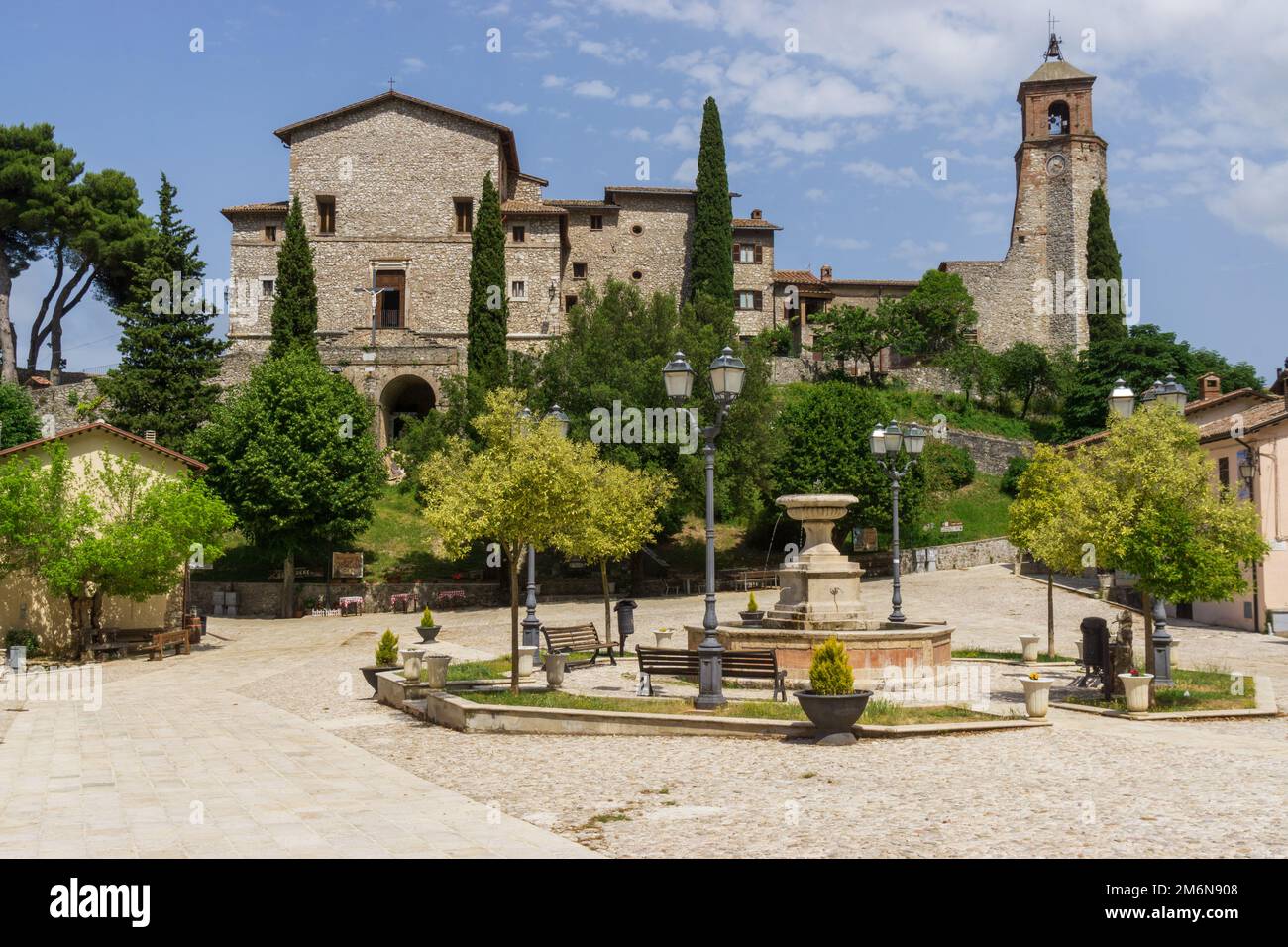 Greccio is a little medieval town in Lazio region, Italy, famous for ...