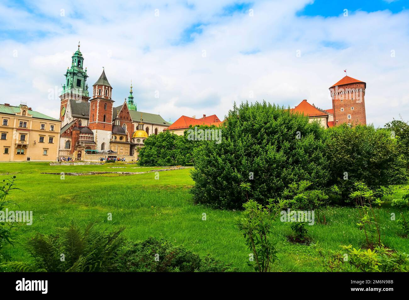 Wawel castle tower garden hi-res stock photography and images - Alamy