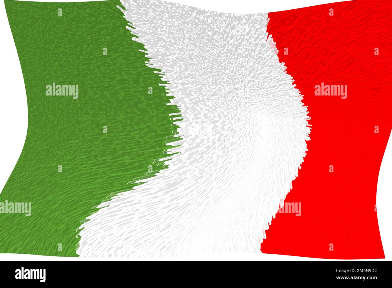 Italian flag, tricolor, symbol of Italian statehood Stock Photo - Alamy