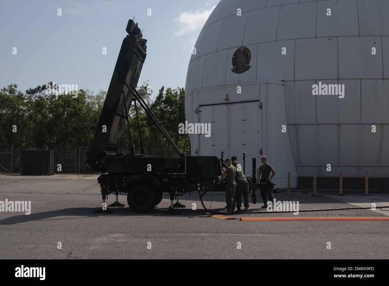 U.S. Marines with Marine Air Control Squadron 24 (MACS-24), 4th Marine ...