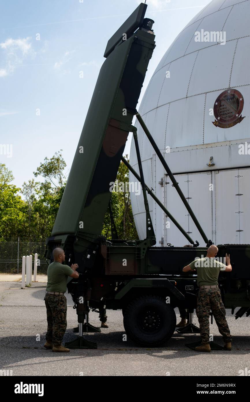 U.S. Marines with Marine Air Control Squadron 24 (MACS-24), 4th Marine ...