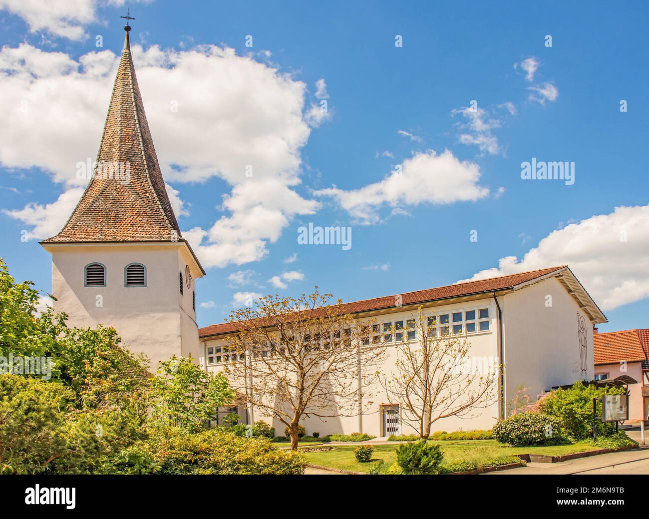 Parish Church of St. Gallus Gottmadingen-Bietingen Stock Photo - Alamy