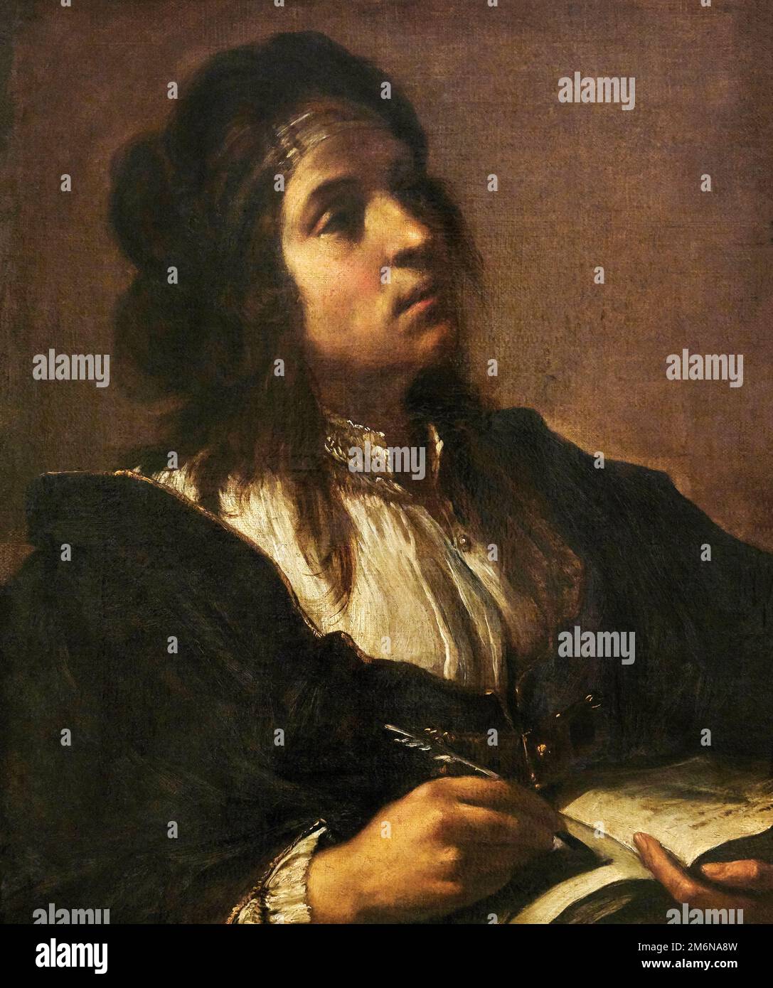 Ritratto di poeta - olio su tela - Francesco Cairo - 1645 - Milano ...