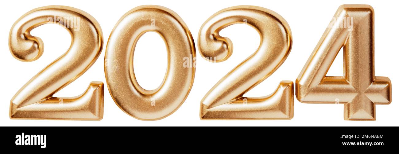 Holiday background Happy New Year 2024. Numbers of year 2024 made by ...