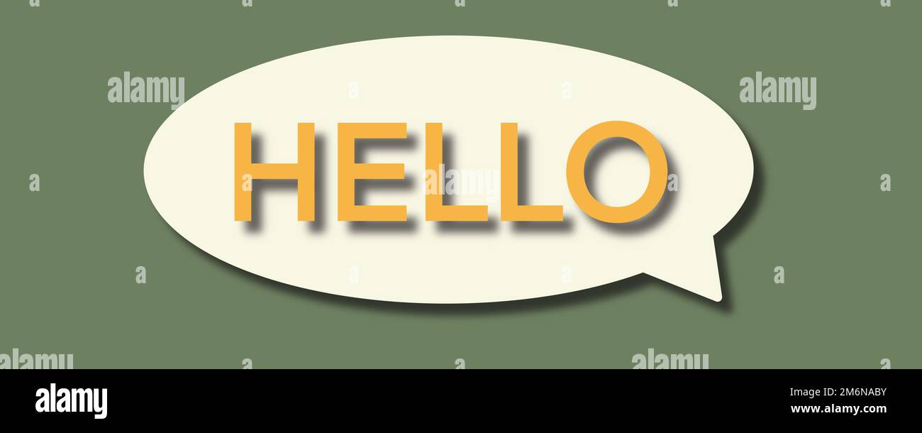 Hello word, great design for any purposes. Neon paper cut design on ...