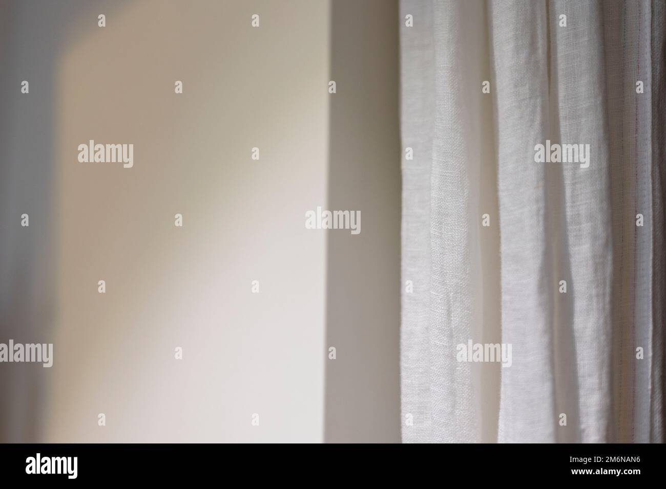 White curtain fabric Stock Photo - Alamy