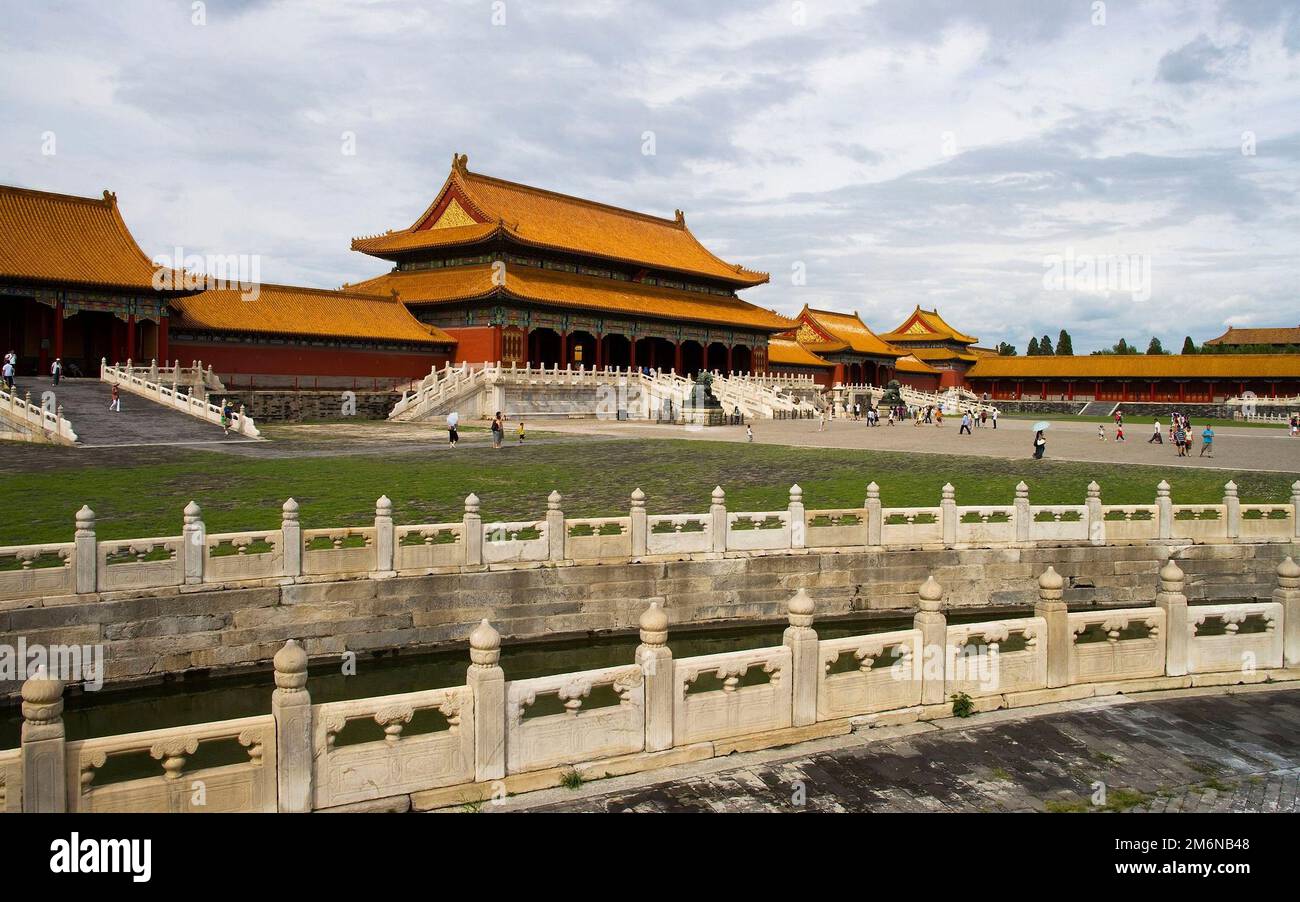 The temples and landmarks of the Forbidden City in Dongcheng District ...