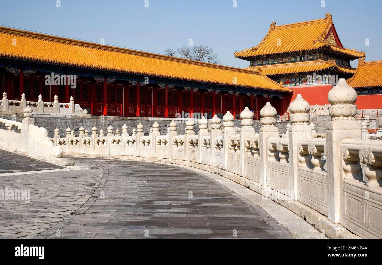 The temples and landmarks of the Forbidden City in Dongcheng District ...
