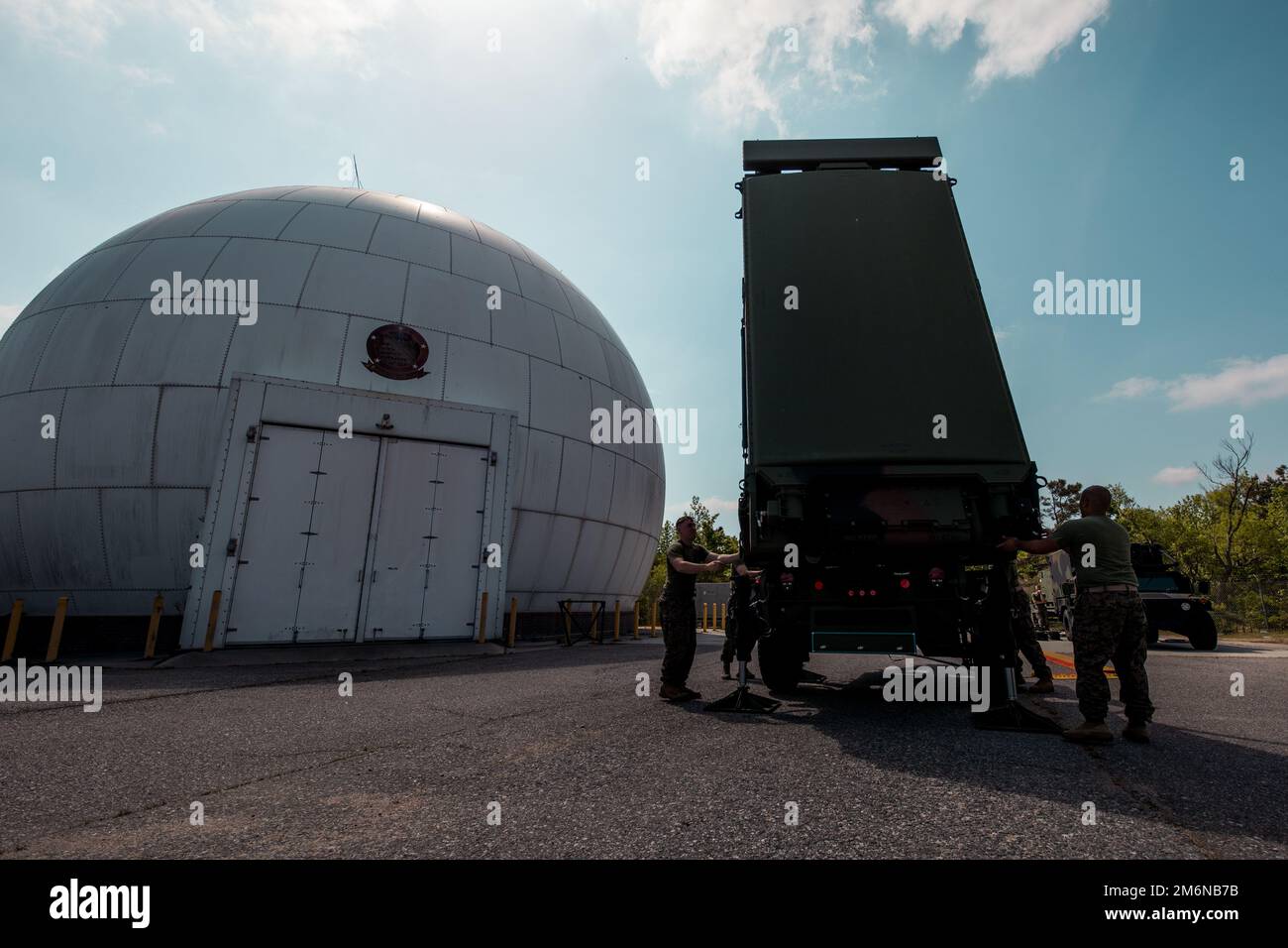 Marines with Marine Air Control Squadron 24 (MACS-24), 4th Marine ...
