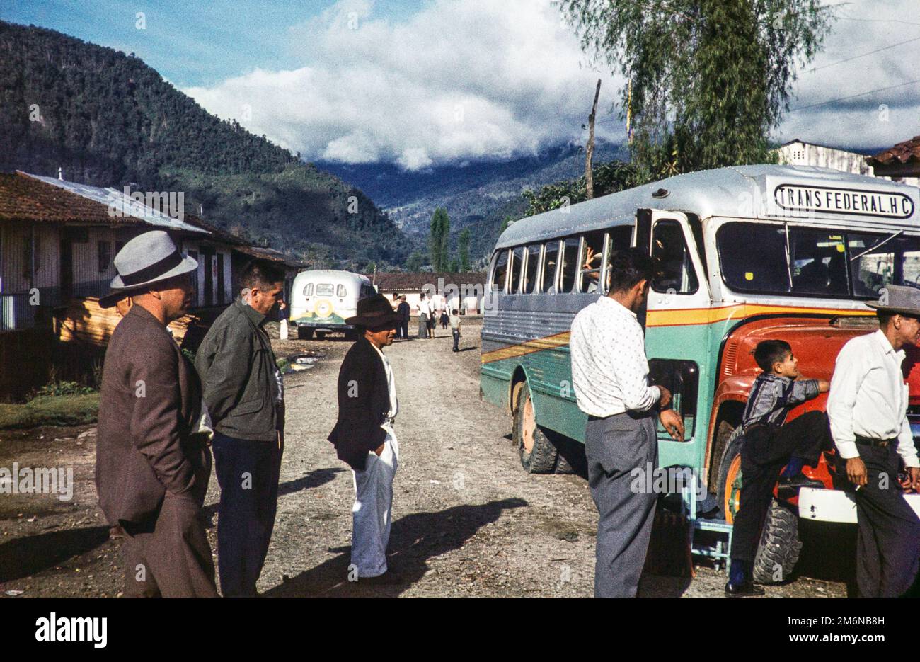 Vintage bus south america not greyhound hi-res stock photography and ...