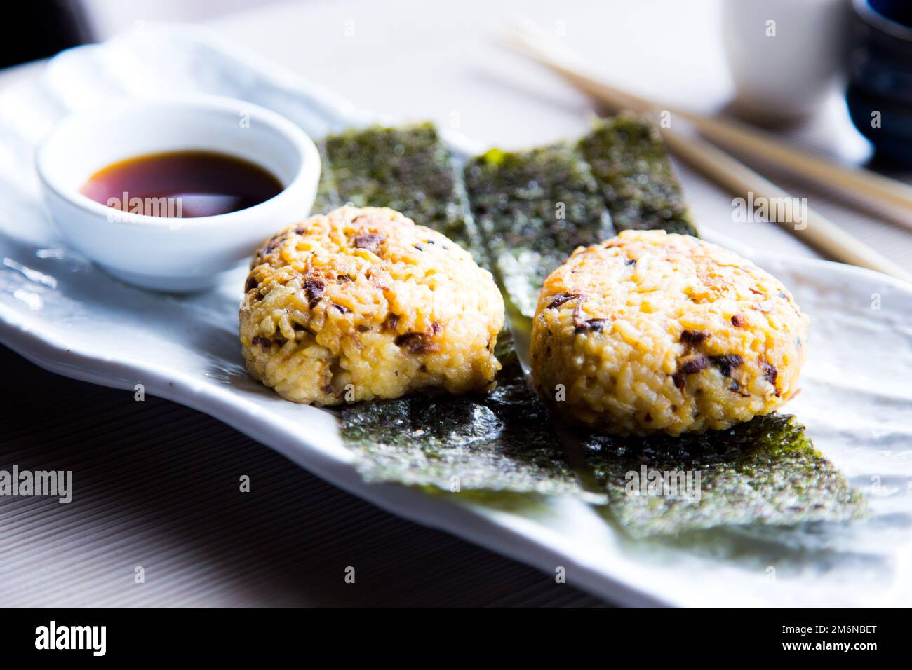 Yaki onigiri are Japanese grilled rice balls with a tasty savoury ...