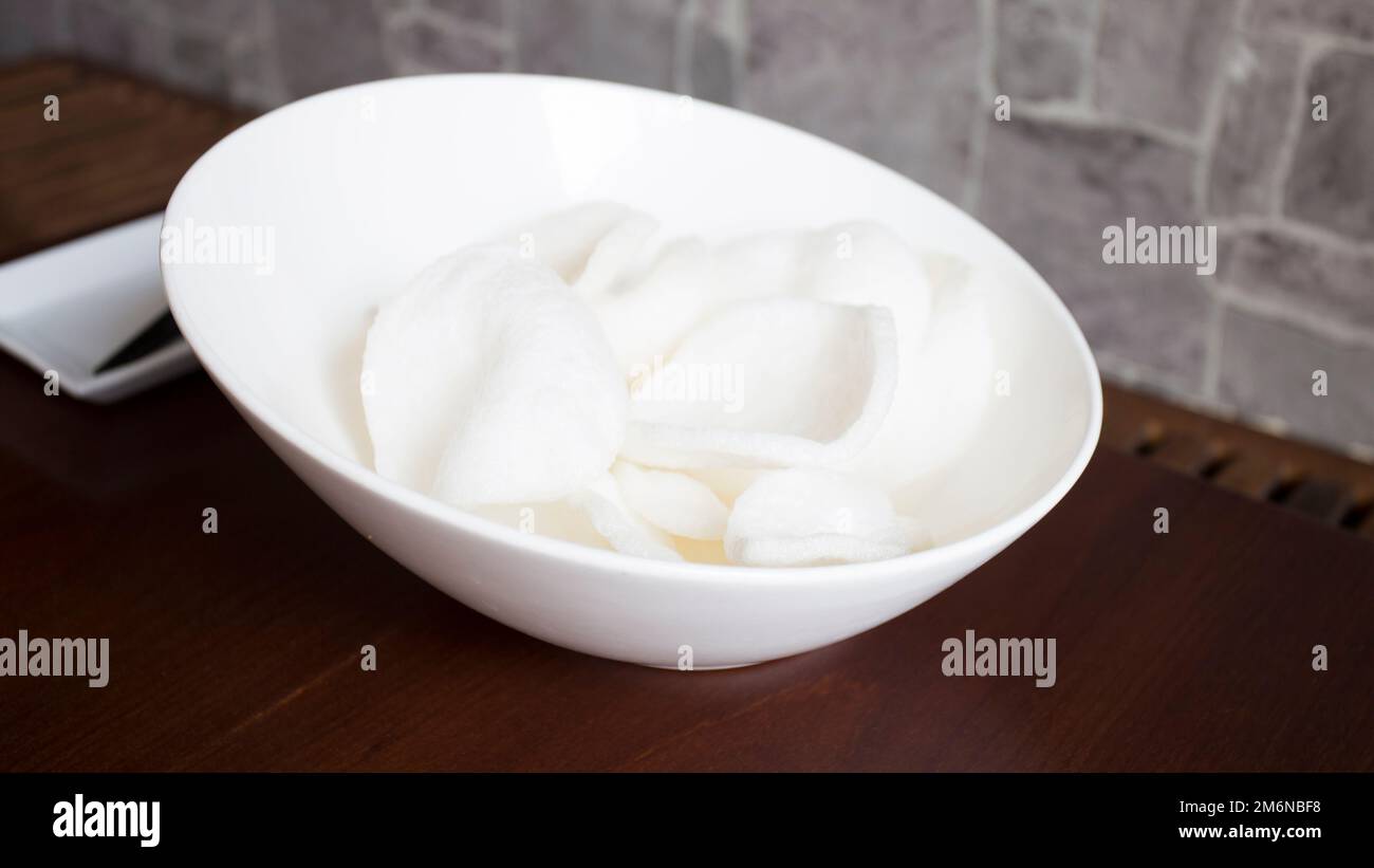 Keropok, chinese biscuit traditional recipe Stock Photo - Alamy