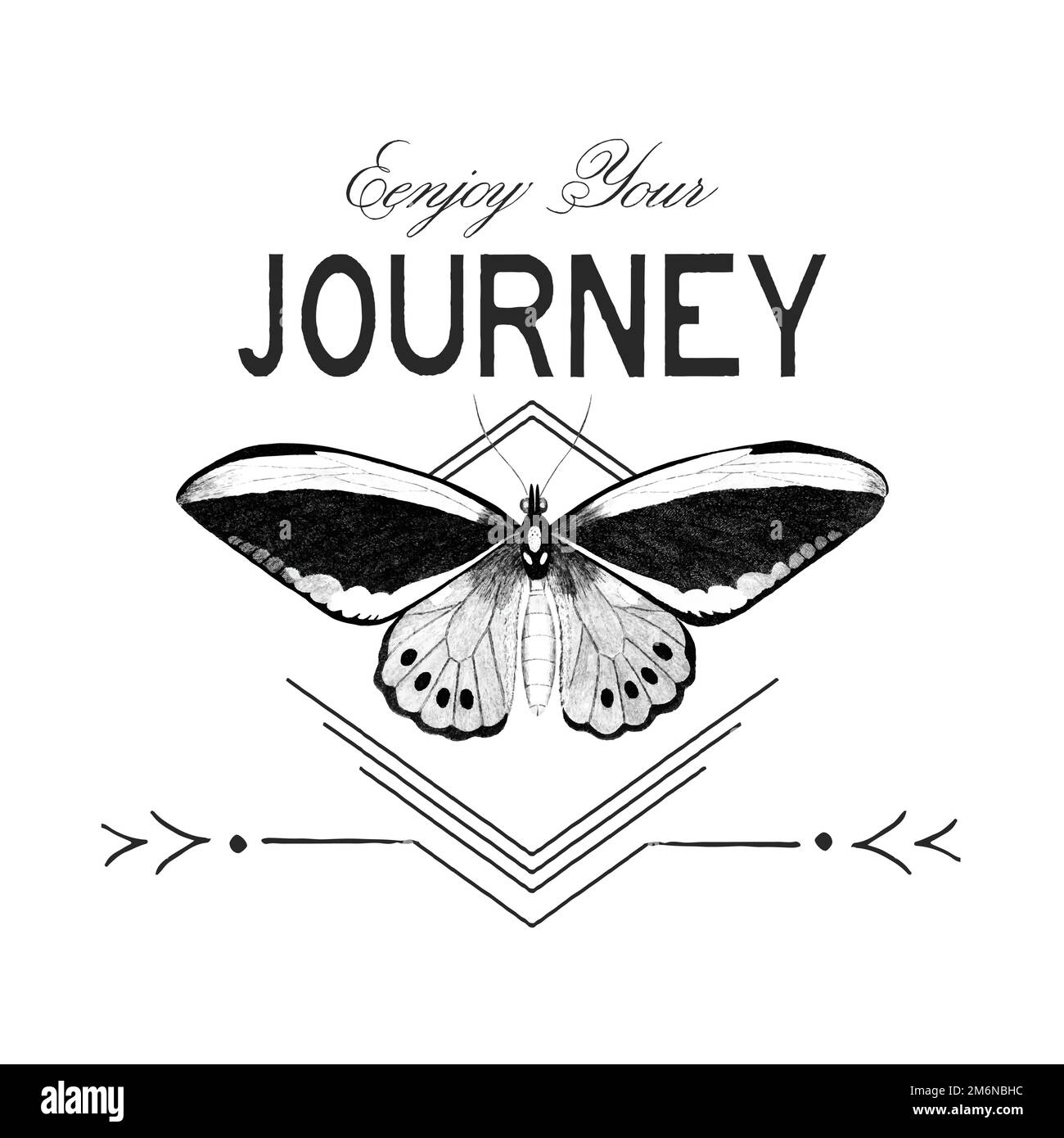 Enjoy your journey logo design vector Stock Vector Image & Art - Alamy