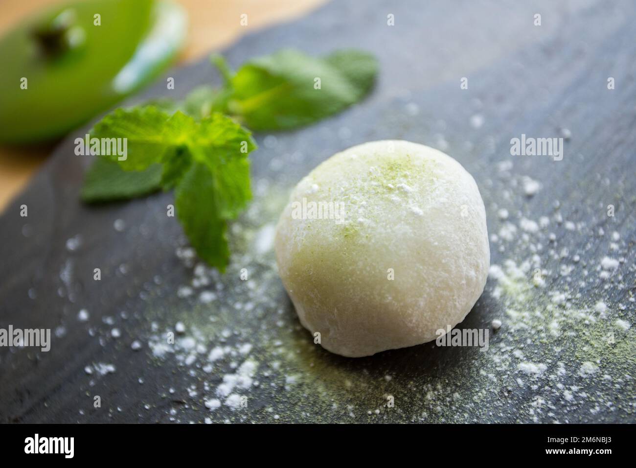 Mochi is a Japanese cake made from mochigome, a small glutinous grain ...