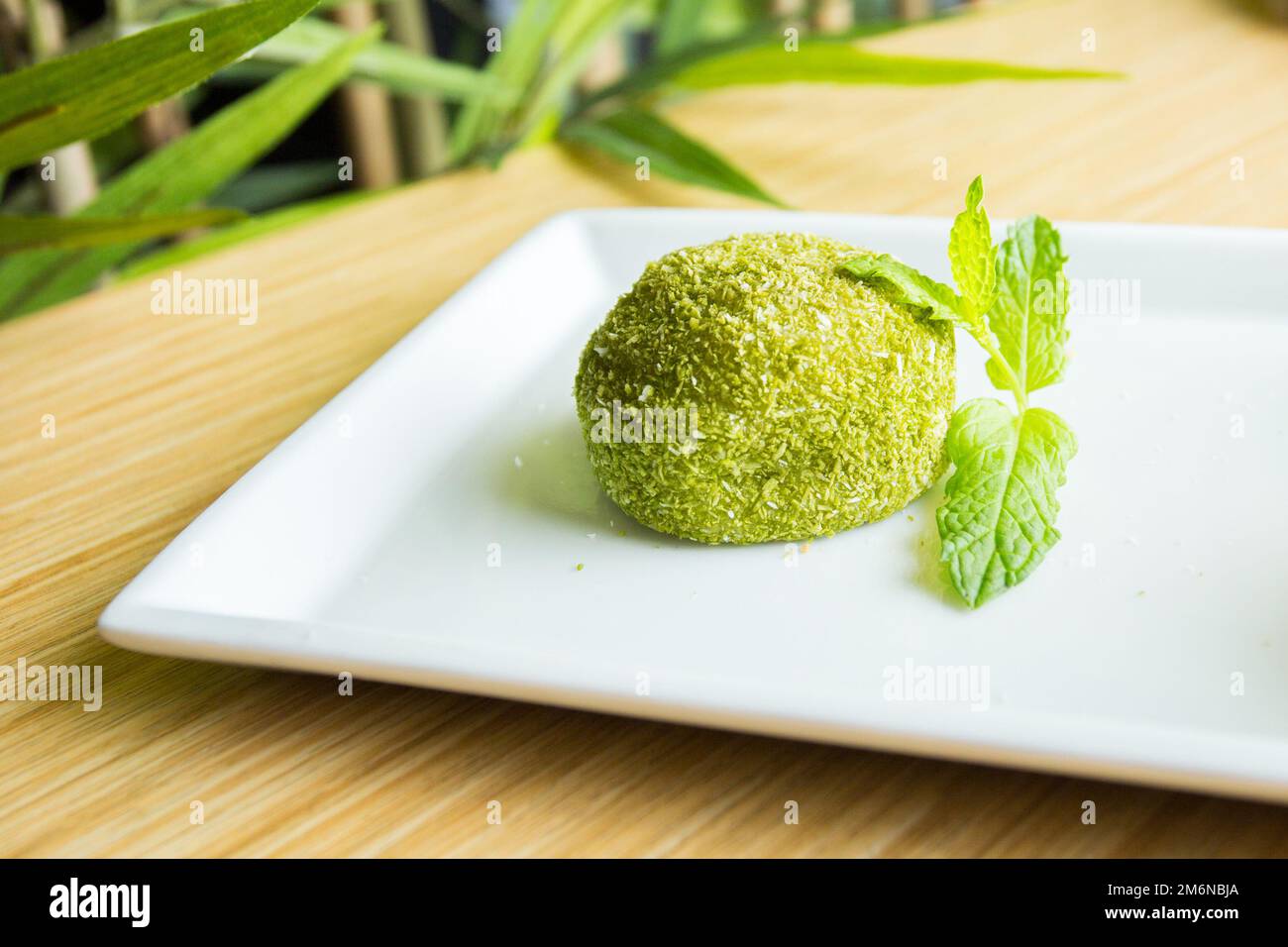 Mochi is a Japanese cake made from mochigome, a small glutinous grain ...