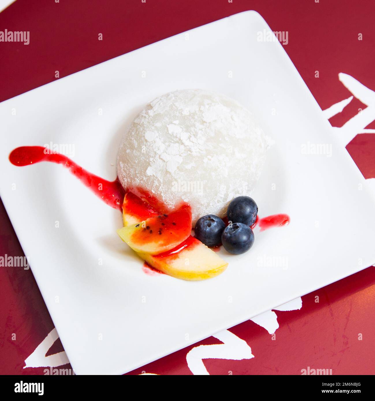 Mochi is a Japanese cake made from mochigome, a small glutinous grain ...