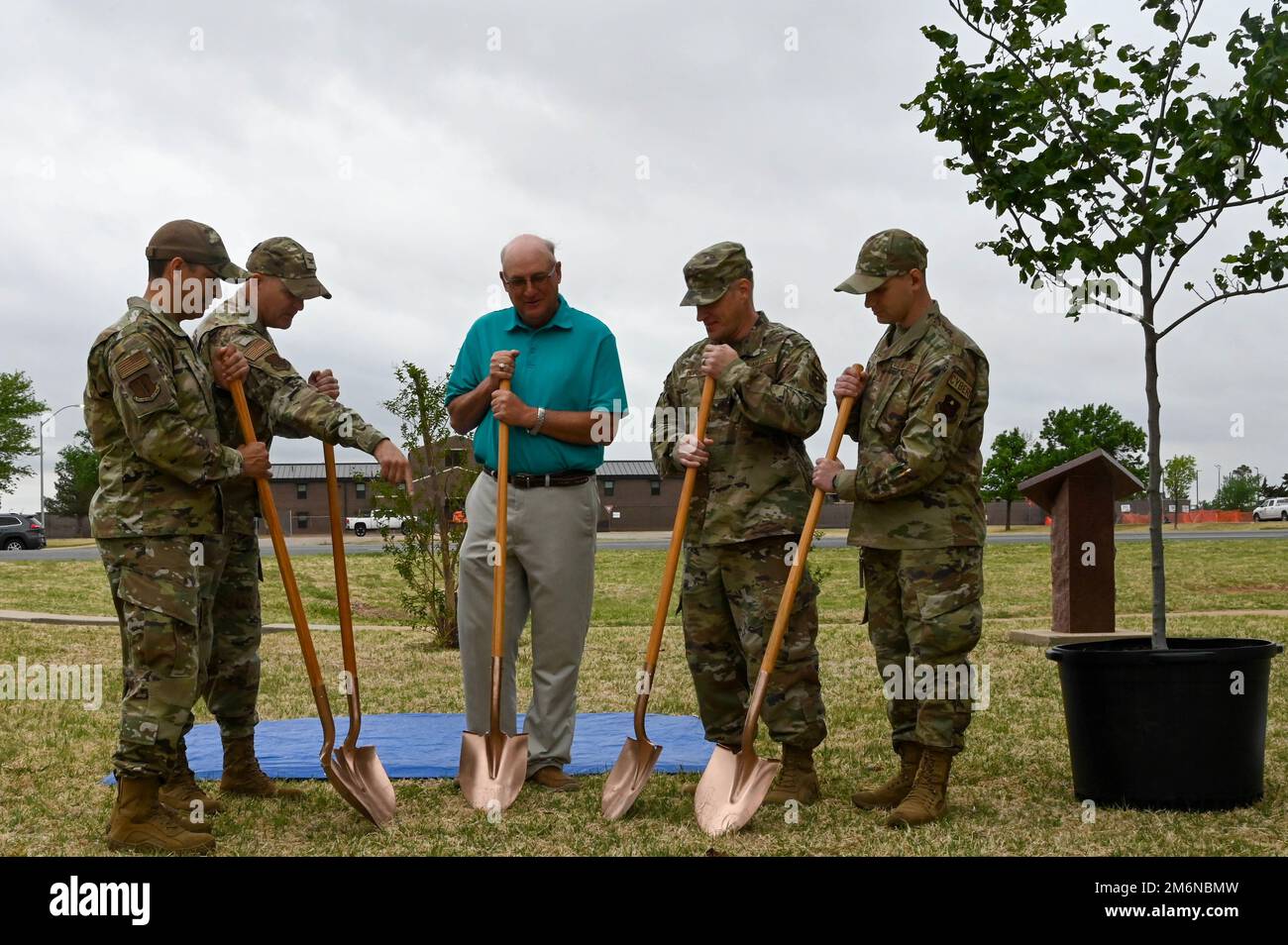 U.S. Air Force Col. Blaine Baker, 97th Air Mobility Wing commander ...