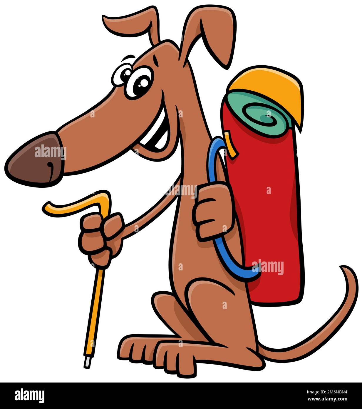 Cartoon backpack Cut Out Stock Images & Pictures - Alamy