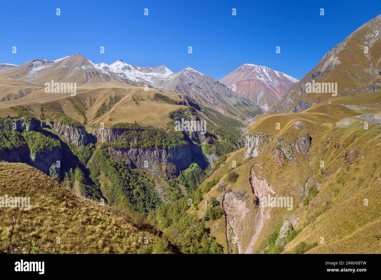 Mountain landscape in Georgia Stock Photo - Alamy