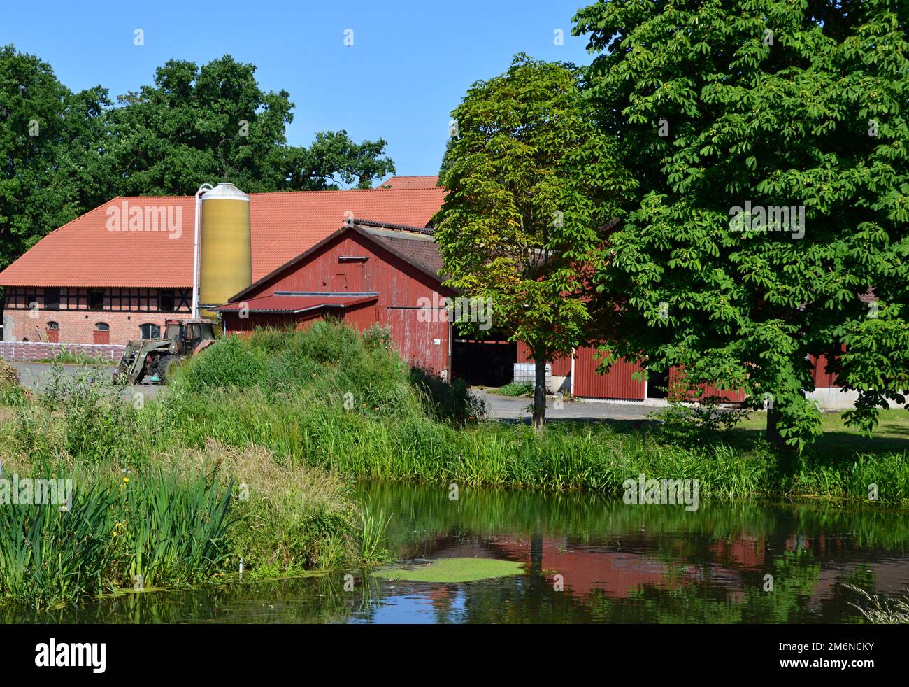 Historical Farm in the Village Boehme, Lower Saxony Stock Photo - Alamy