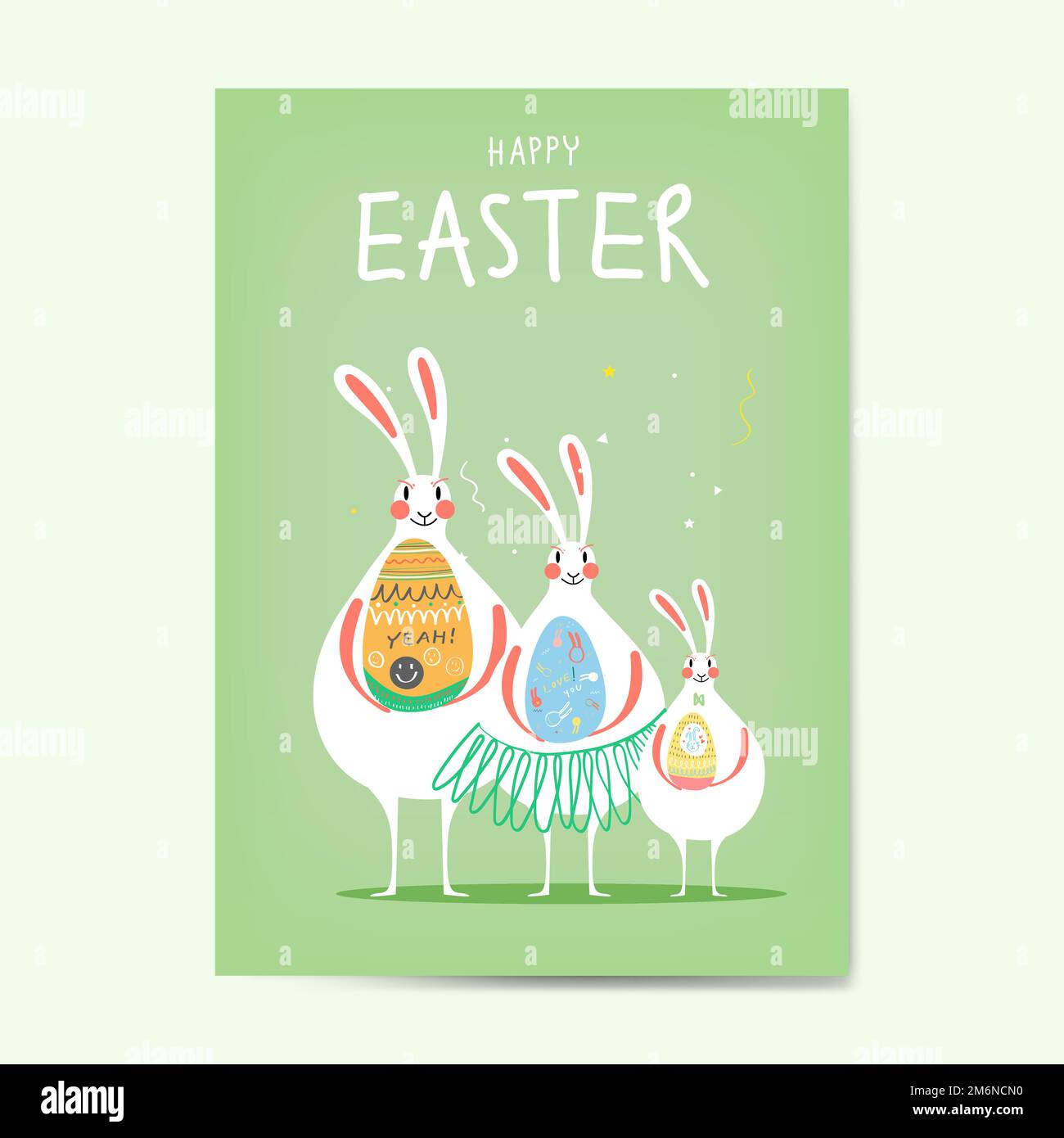 Easter celebration card vector Stock Vector Image & Art - Alamy