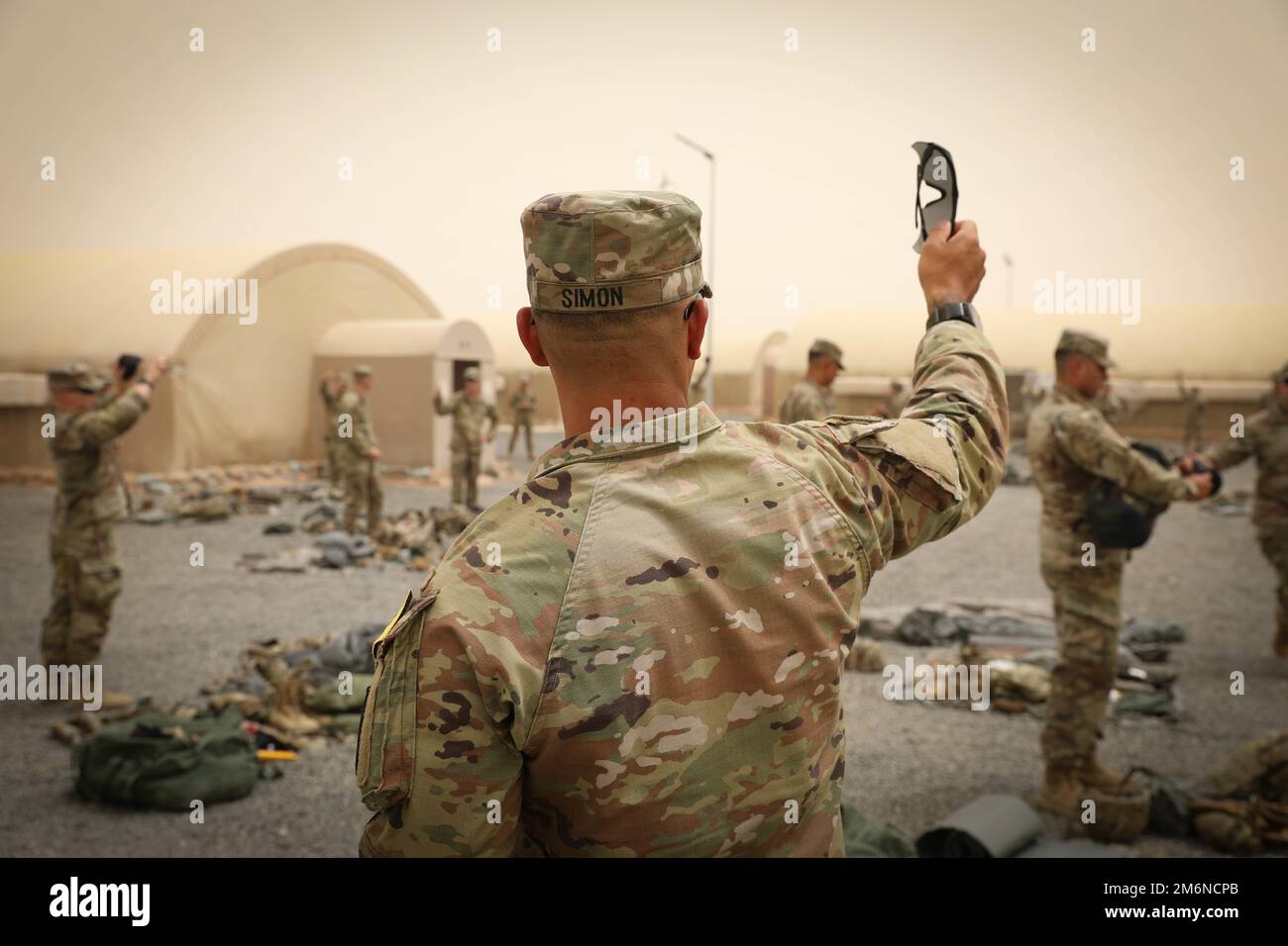 Soldiers conduct pre-combat inspections during the U.S. Army Central ...