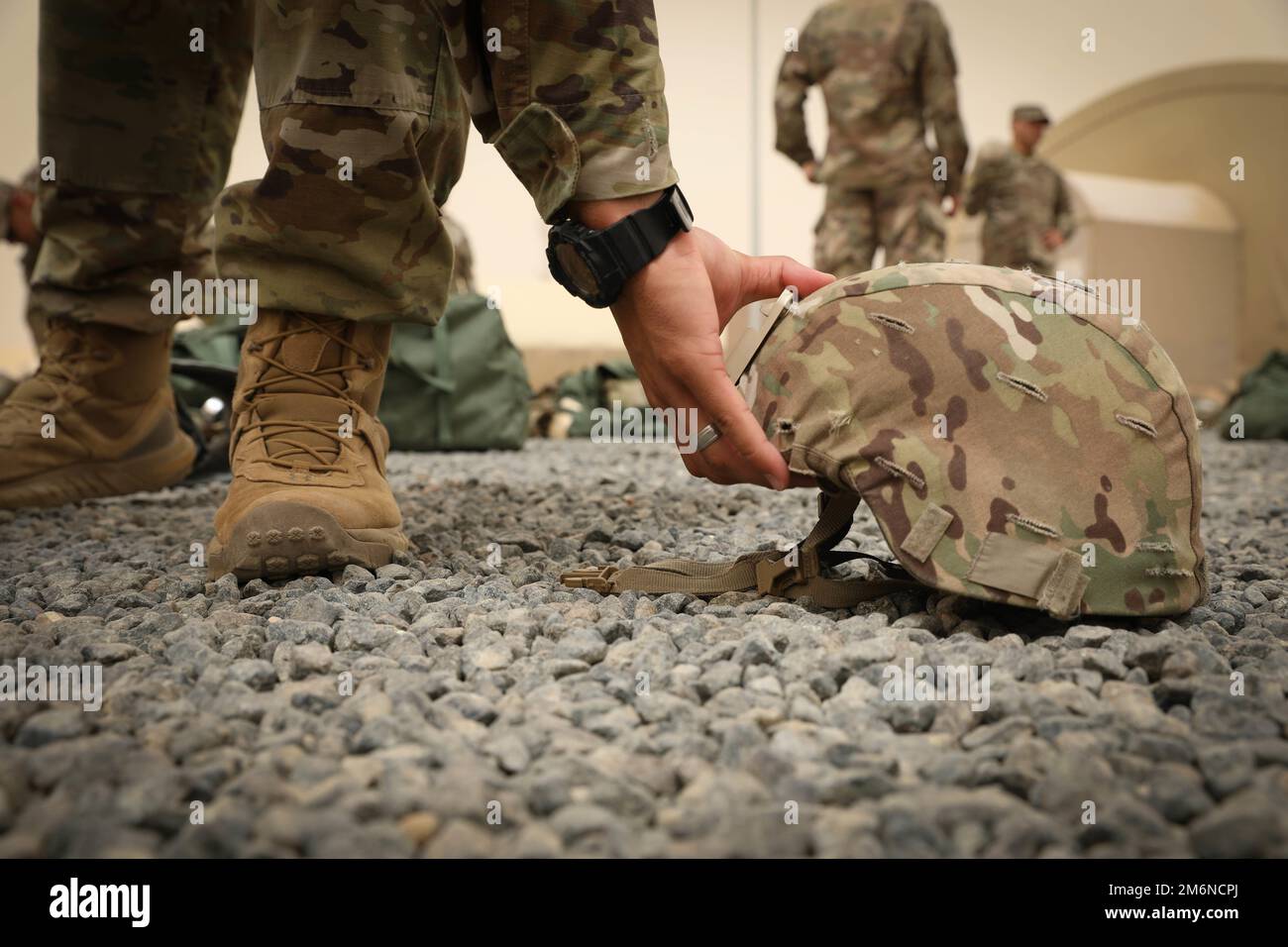 Soldiers conduct pre-combat inspections during the U.S. Army Central ...