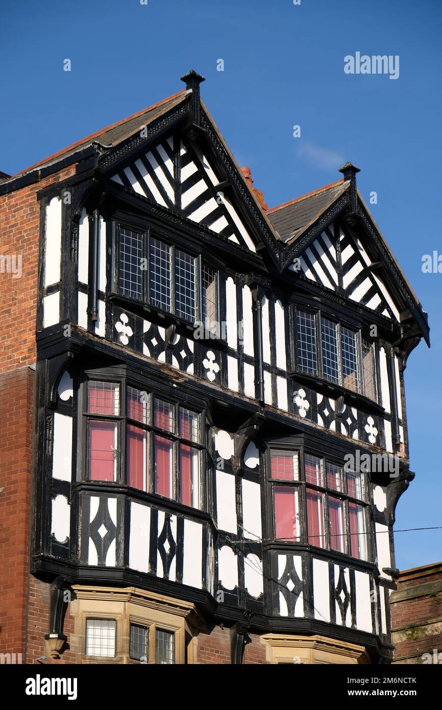 Mock Tudor buildings in Chester, UK Stock Photo - Alamy
