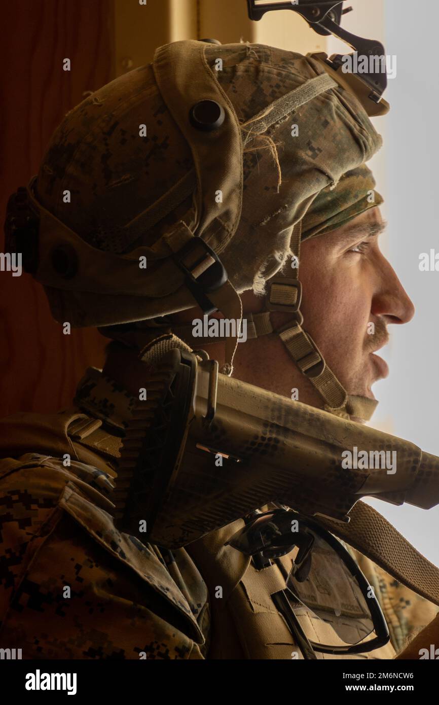 A Marine with 2nd Battalion, 2nd Marine Regiment, 2nd Marine Division ...