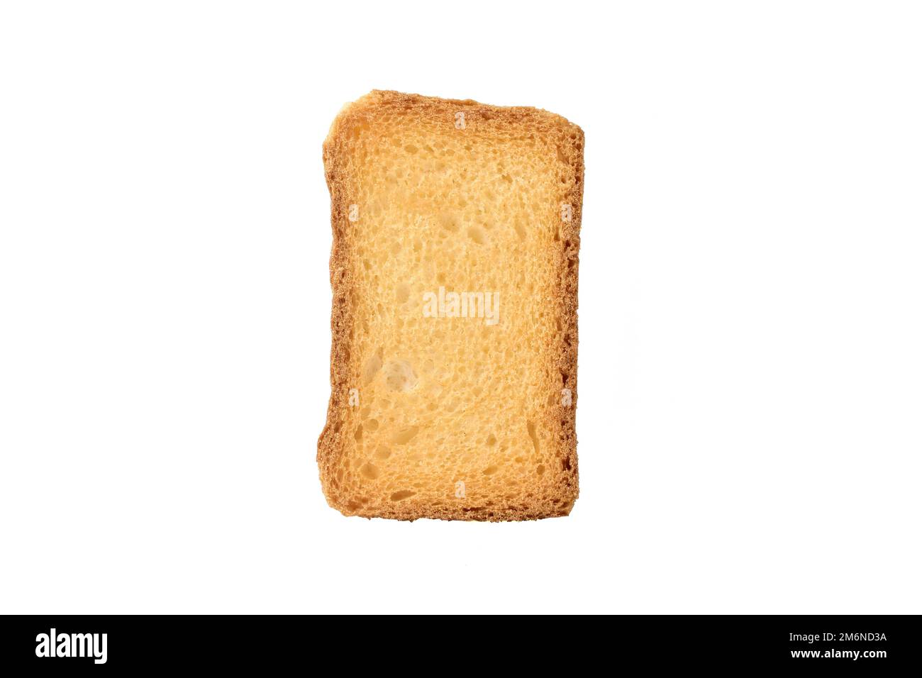 Rusk bread isolated on white background with clipping path Stock Photo ...
