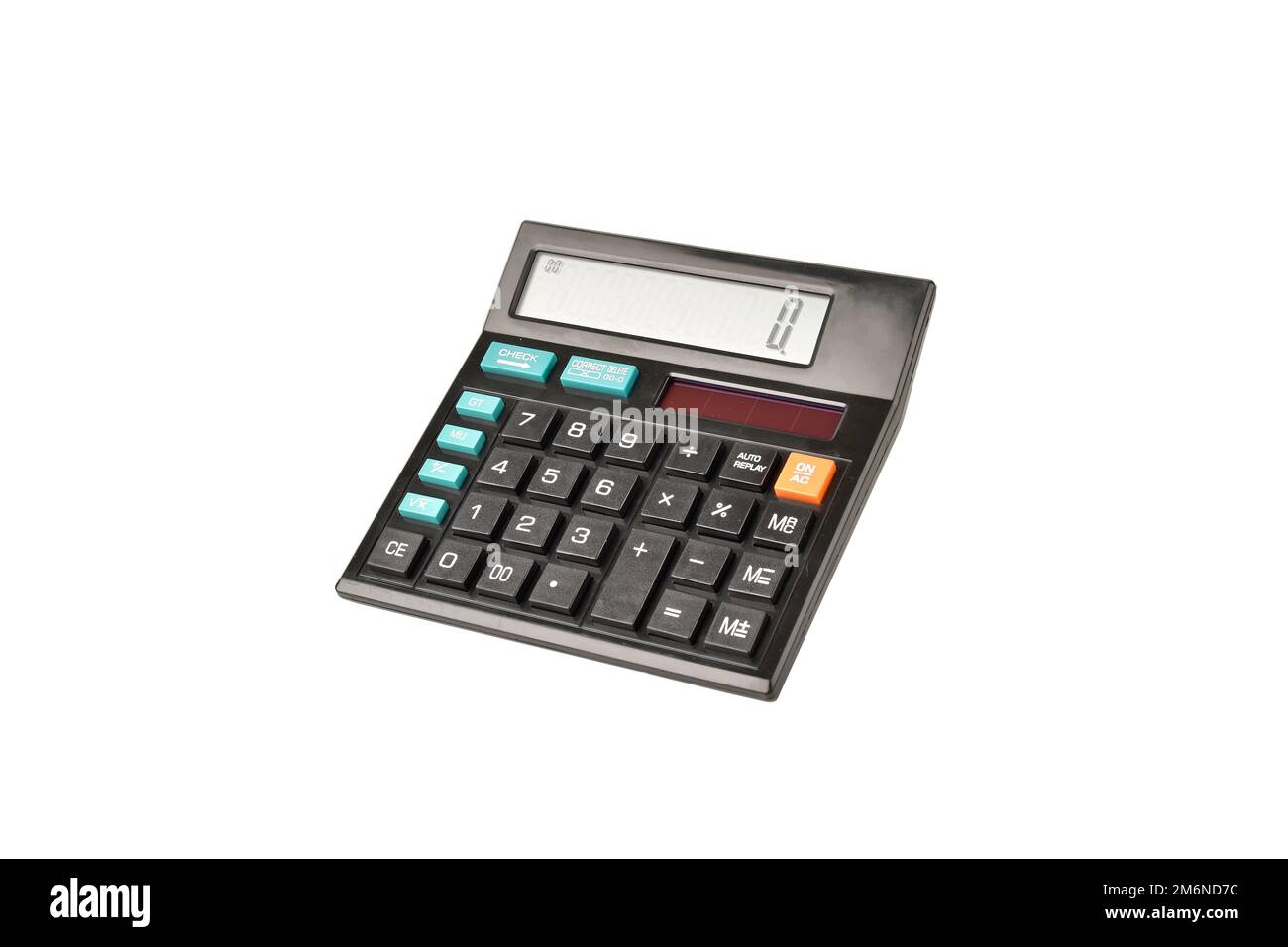 Calculator isolated on white background with clipping path Stock Photo ...