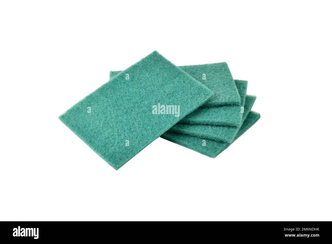 Scourer pad for dishwashing isolated on white background Stock Photo ...