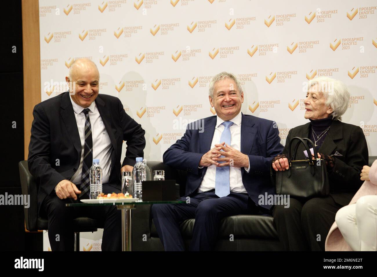 Andreas Mavrogiannis is seen during his nomination for the Cyprus ...