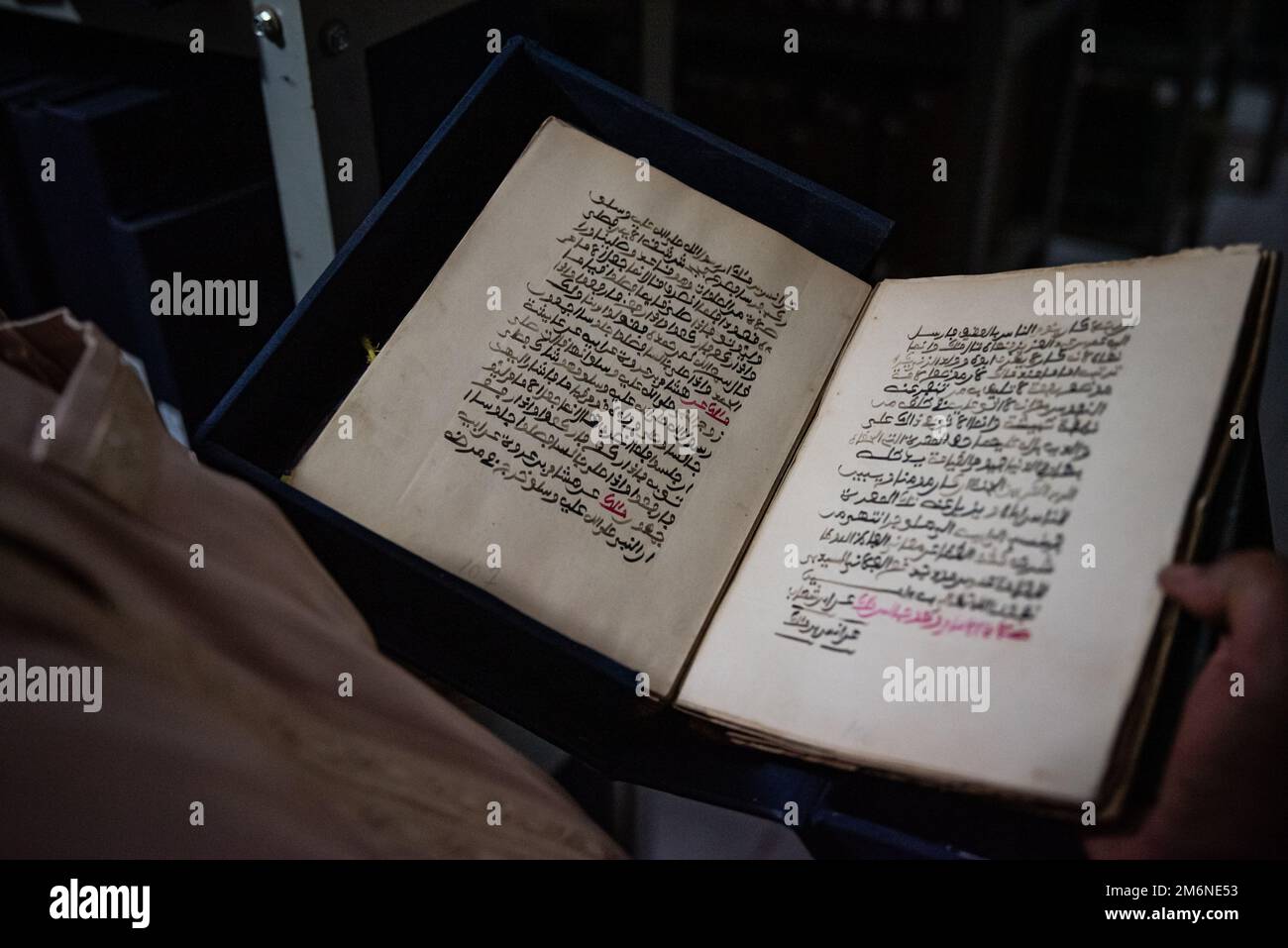 Manuscript conservation hi-res stock photography and images - Alamy