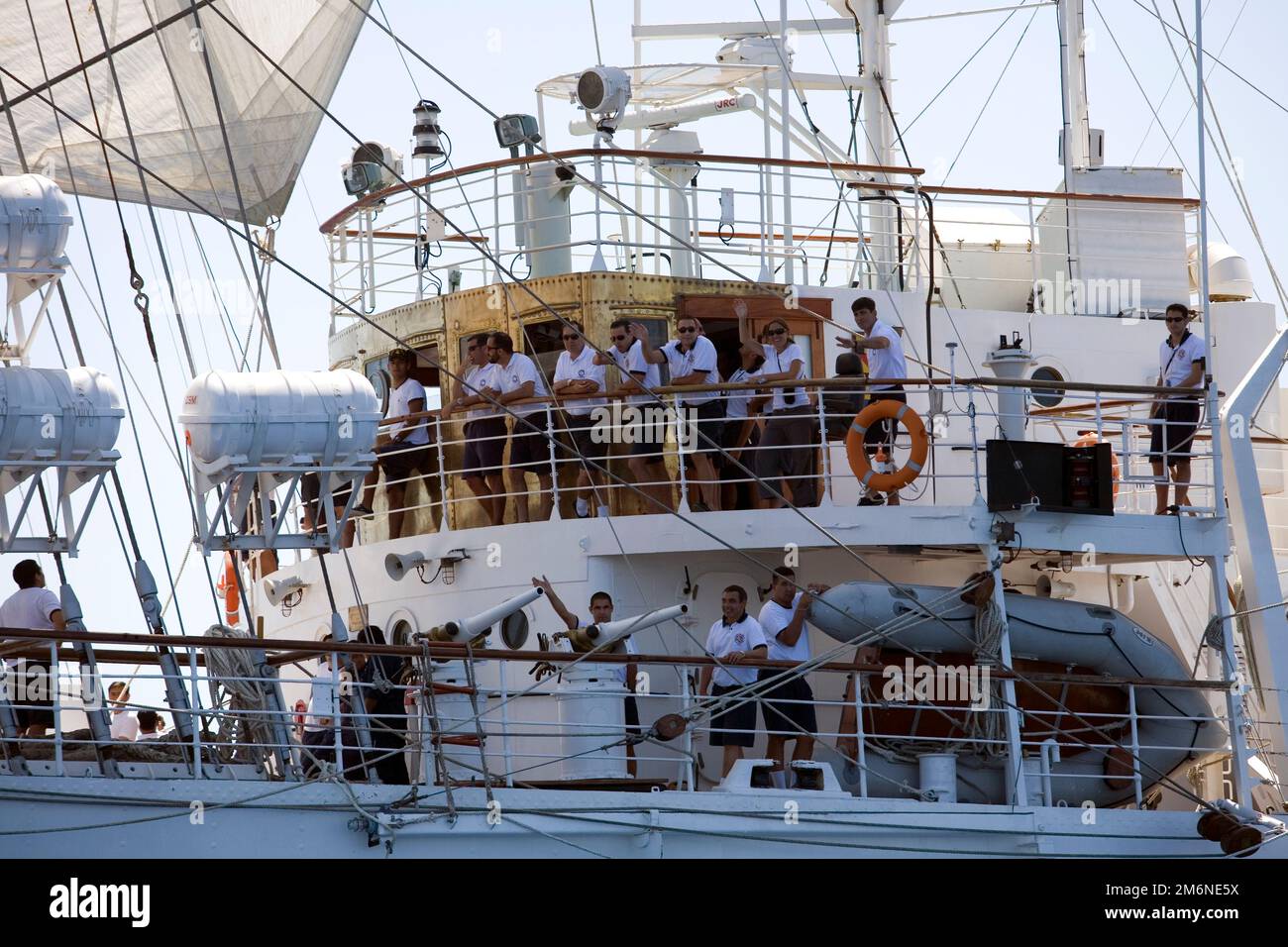 Argentinian Navy tall ship Libertad Stock Photo - Alamy