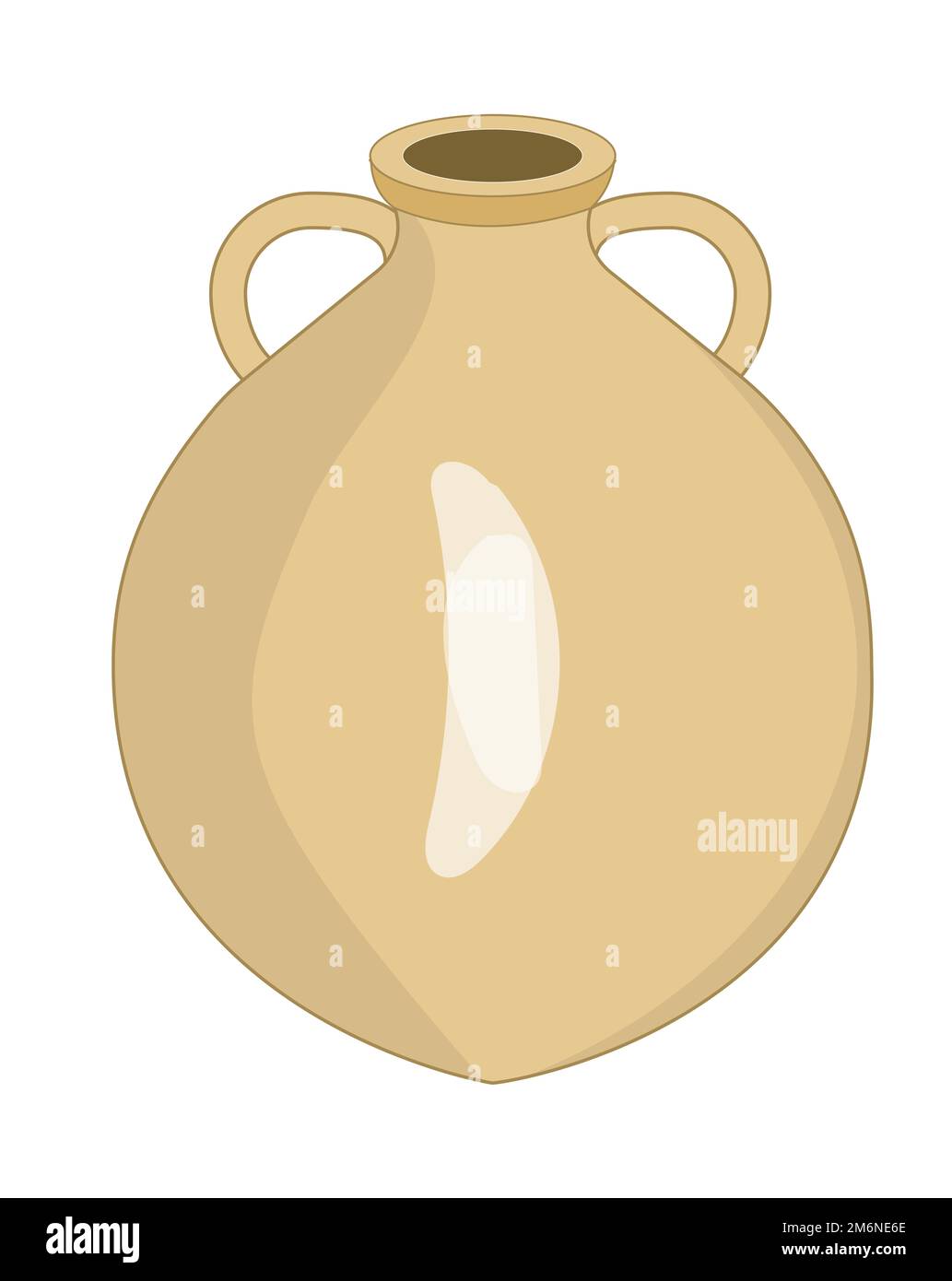 an anfora with white background Stock Photo - Alamy