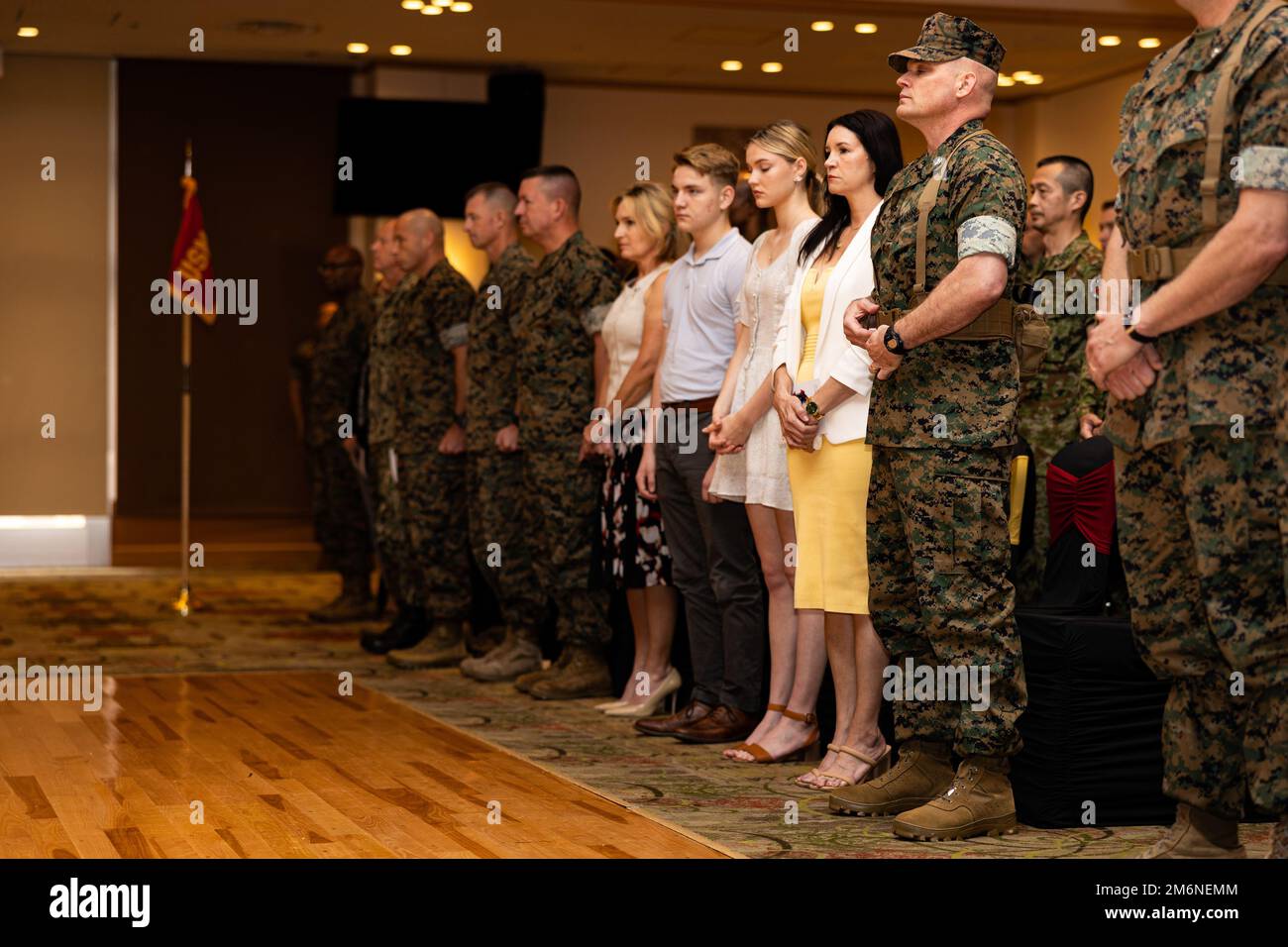 U.S. Marine Corps Col. Michael Nakonieczny, outbound commanding officer ...