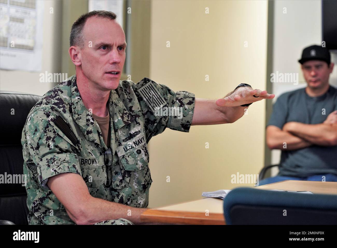 PEARL HARBOR, Hawaii – Rear Adm. Scott Brown visited Pearl Harbor Naval ...