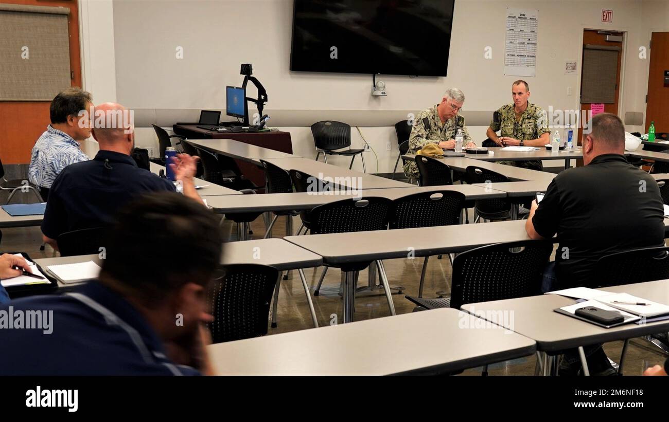 PEARL HARBOR, Hawaii – Rear Adm. Scott Brown visited Pearl Harbor Naval ...