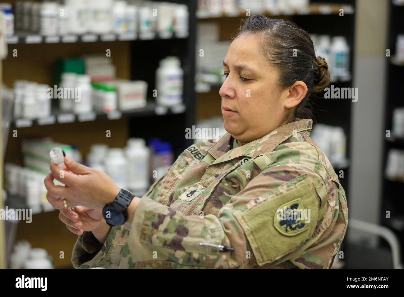 U.S. Army Staff Sgt. Margarita Guerra with 90th Aviation Support ...
