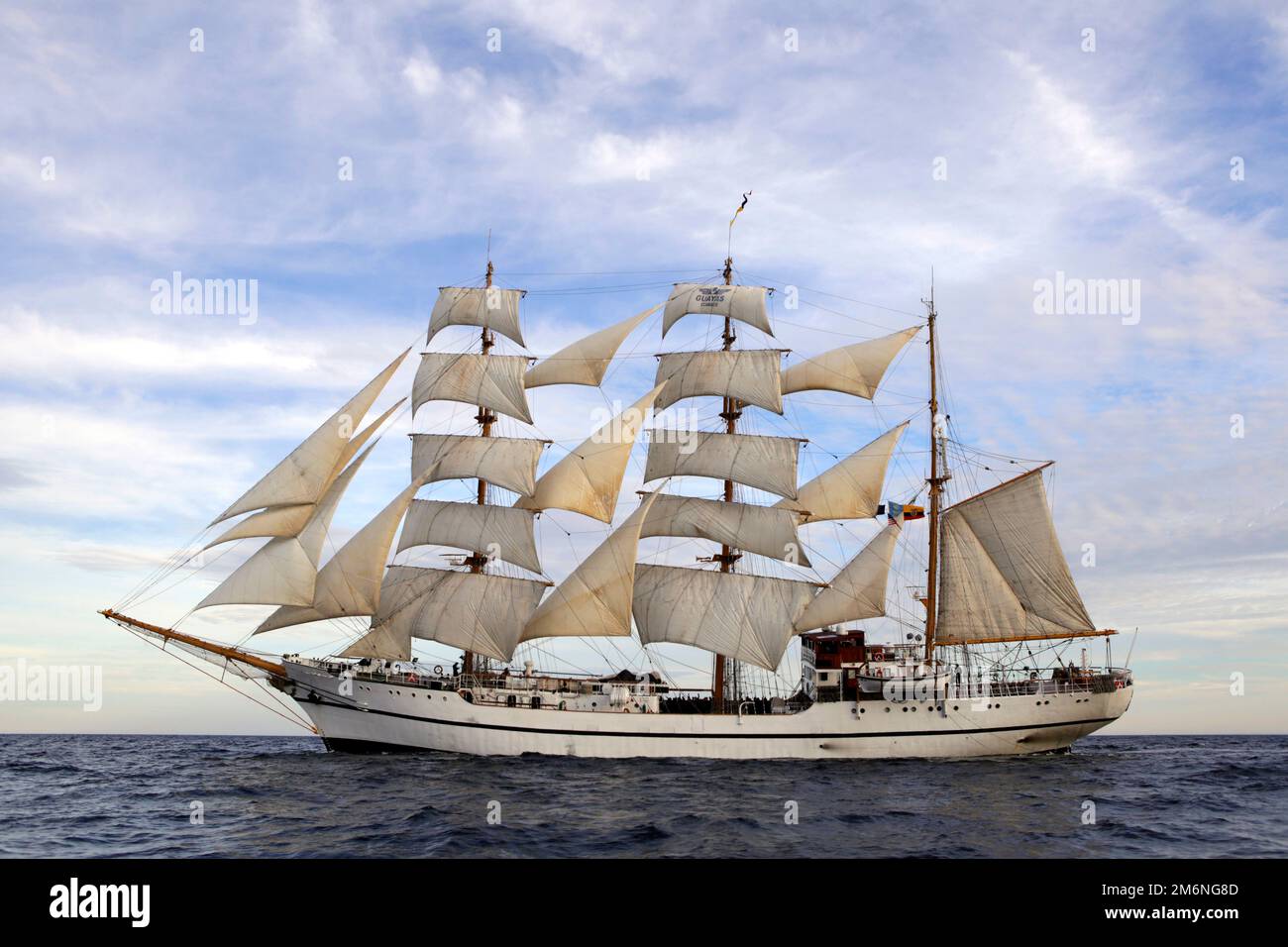Venezuelan Navy tall ship Guayas, Sail Boston race start, 2017 Stock ...