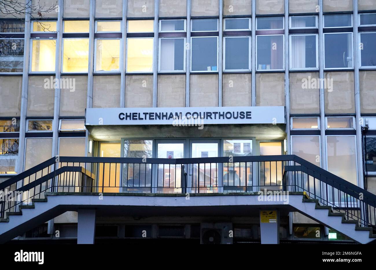 General view of Cheltenham Magistrates' Court. Picture date: Thursday ...