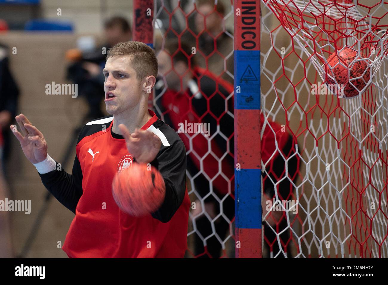 Hanover, Germany. 05th Jan, 2023. Handball: Media day at the German ...