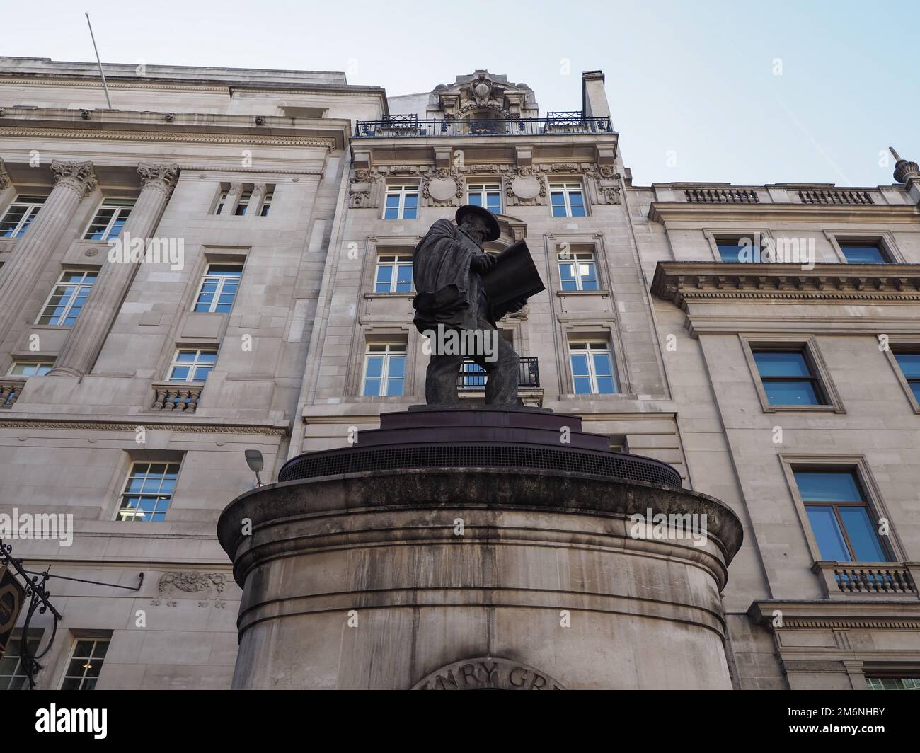 LONDON, UK - CIRCA OCTOBER 2022: James Henry Greathead statue by ...